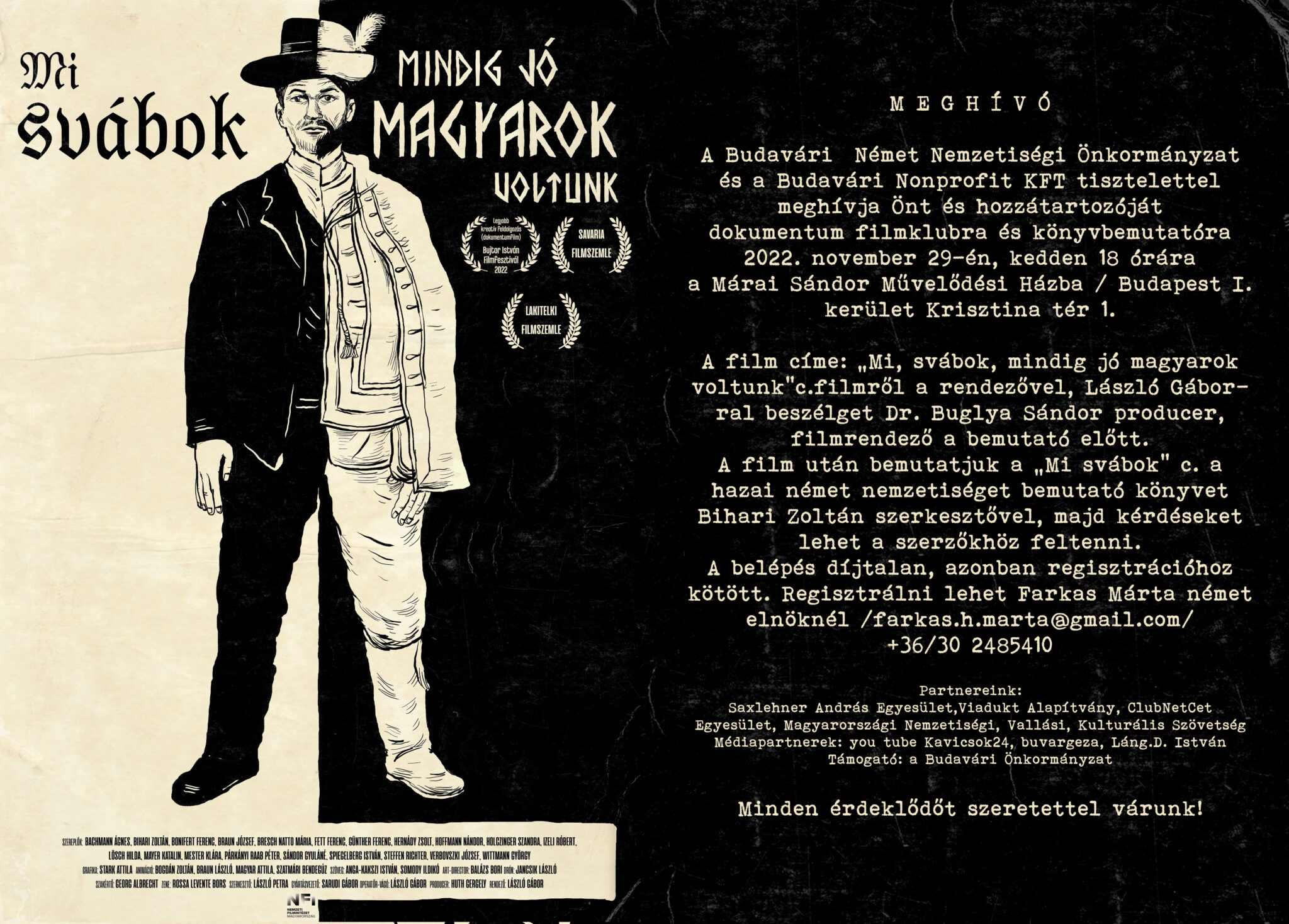 Budavar » „Mi svábok mindig jó magyarok voltunk” film- és könyvbemutató